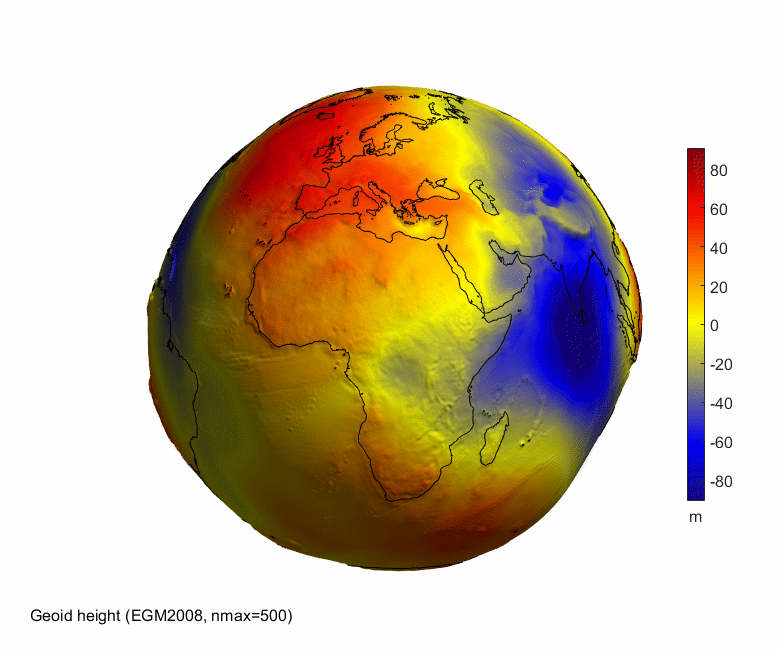 ASU – MATLAB script for 3D visualizing geodata on a rotating globe